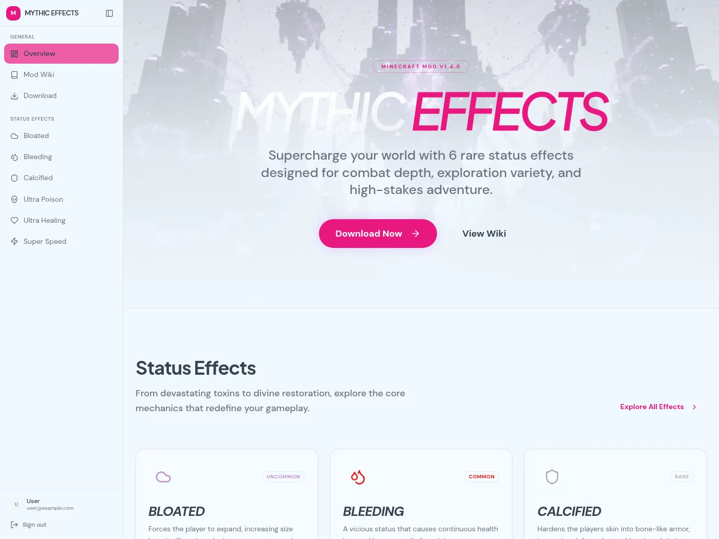 Mythic Effects Mod