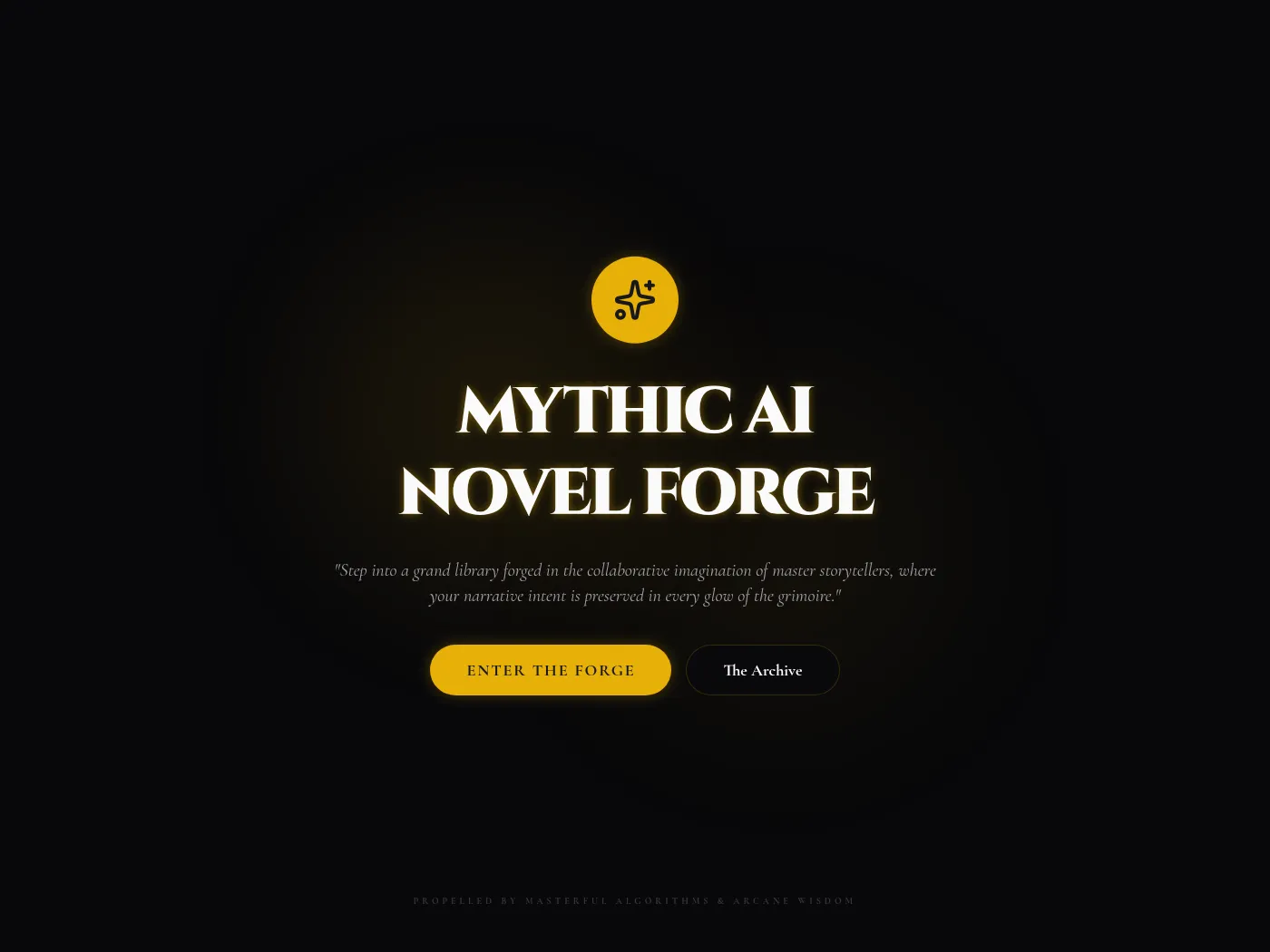 Mythic AI Novel Forge