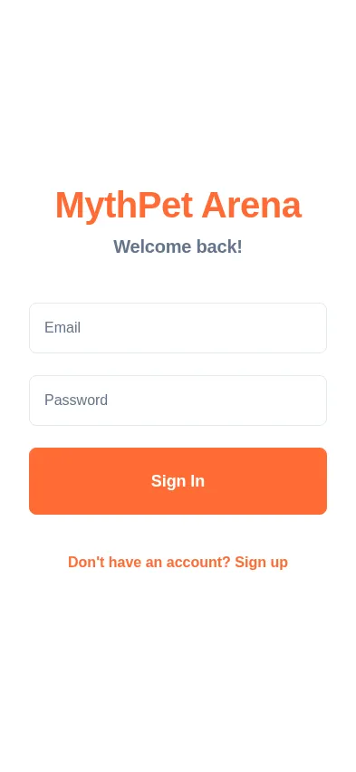 MythPet Arena