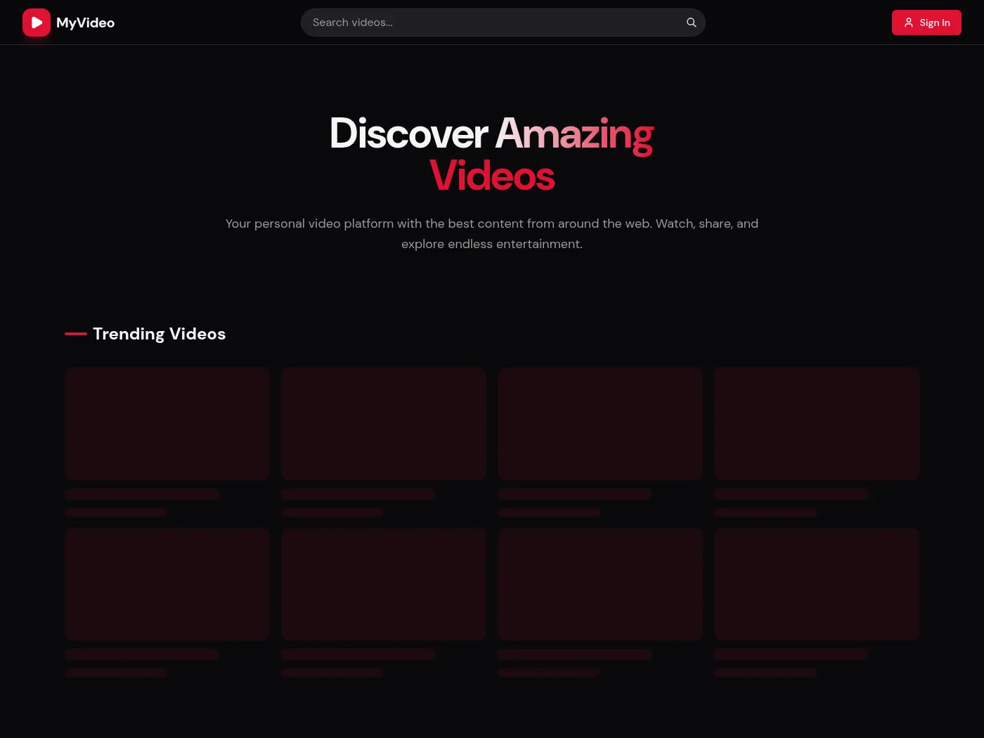 MyVideo Platform