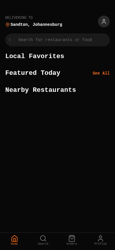 Mzansi Eats App
