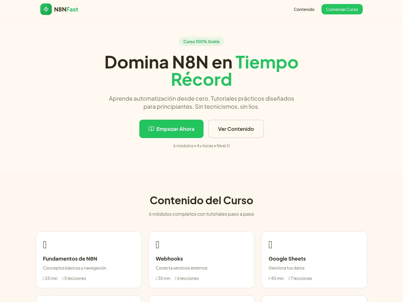 N8N Fast Track Course