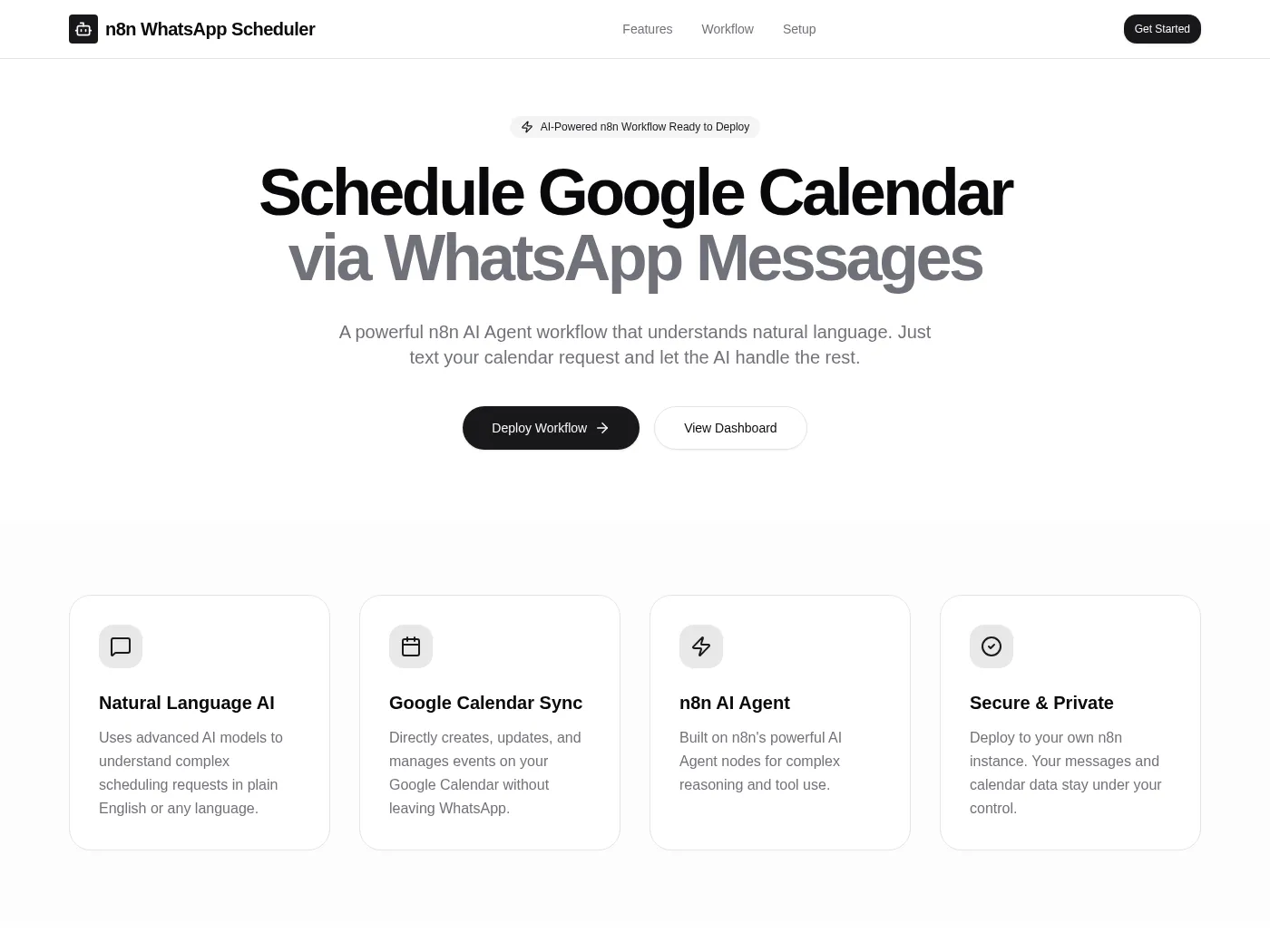 n8n WhatsApp Scheduler
