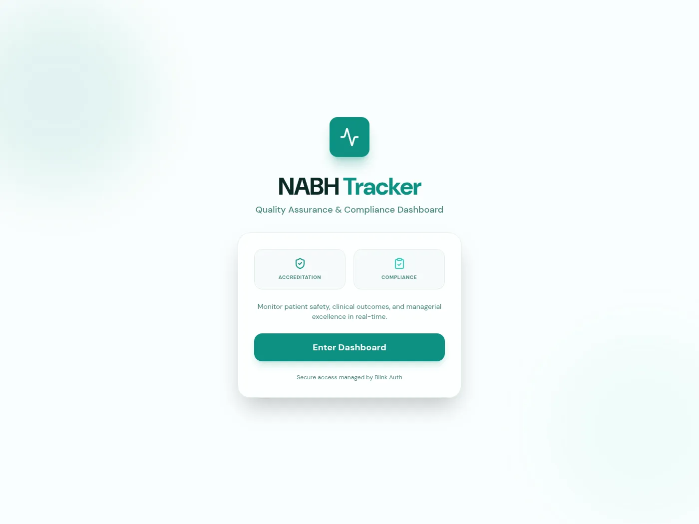 NABH Quality Tracker