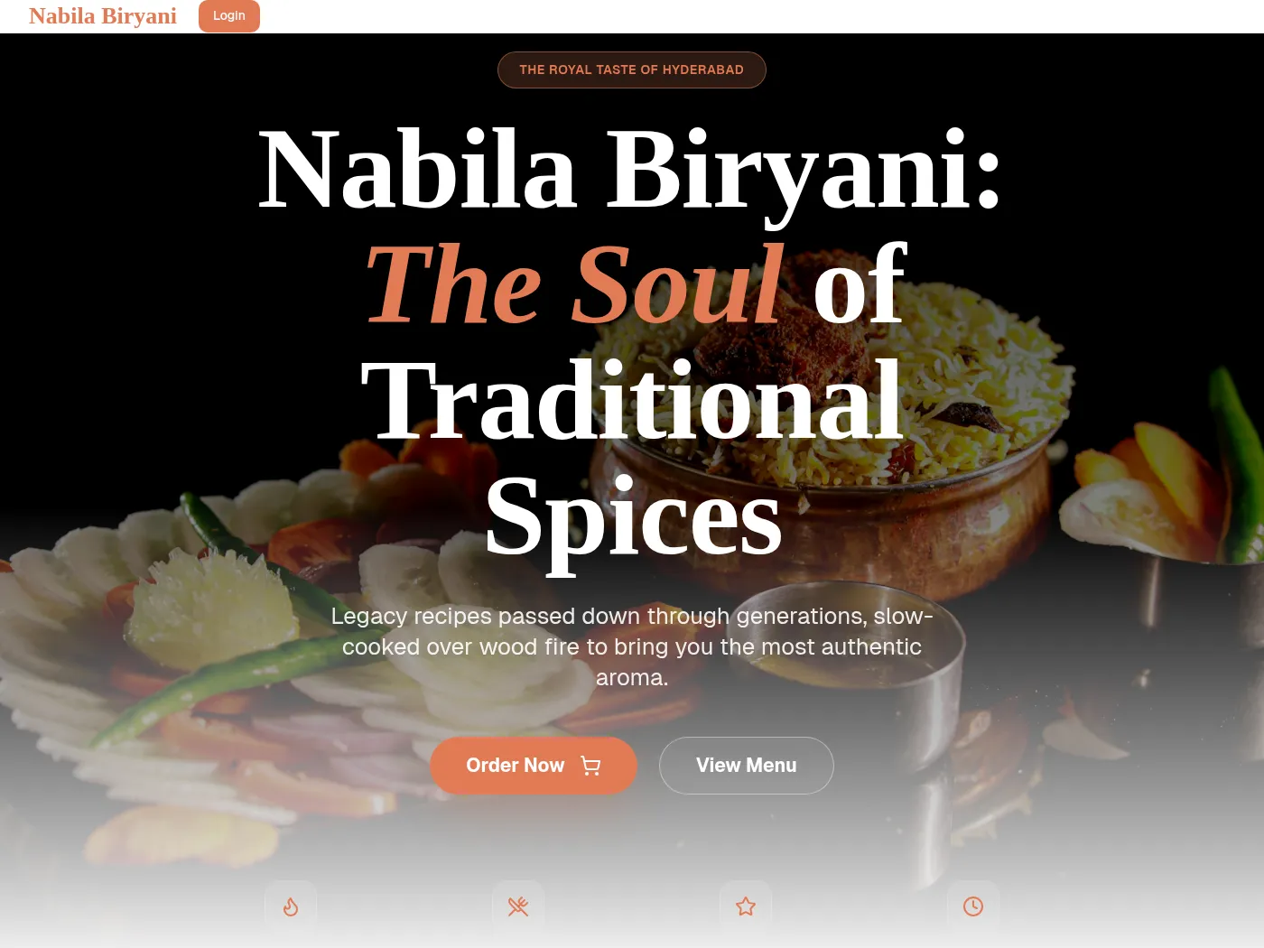 Nabila Biryani Order Site