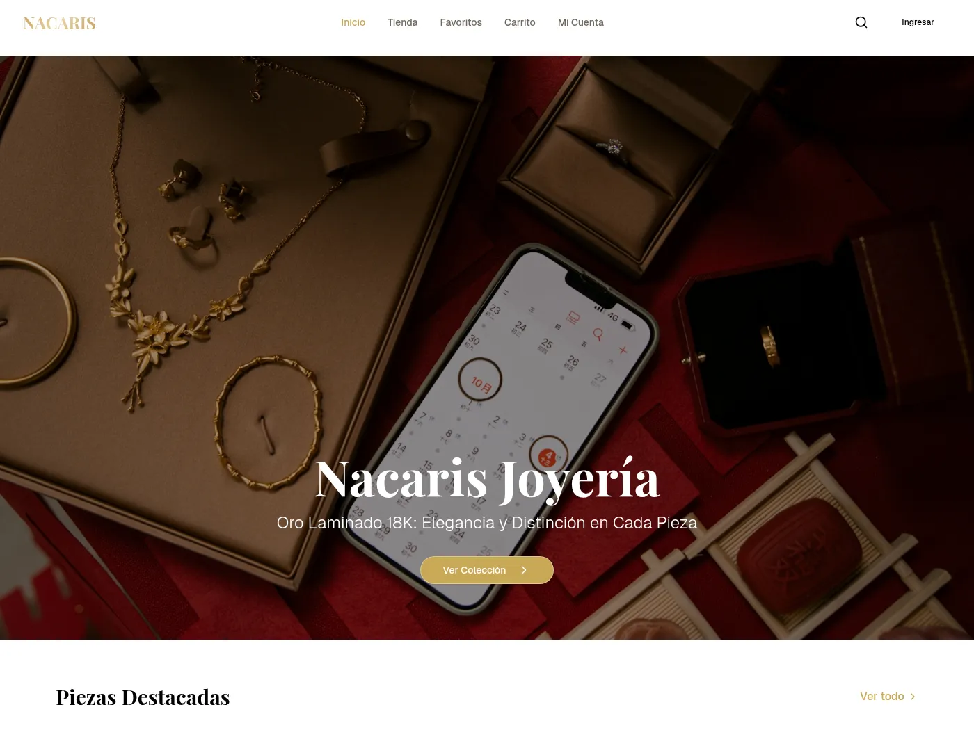 Nacaris Jewelry Web