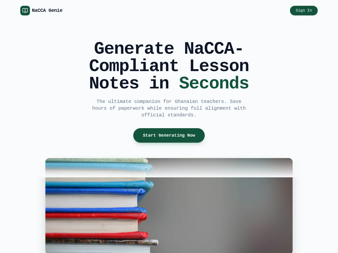 NaCCA LessonNote Genie