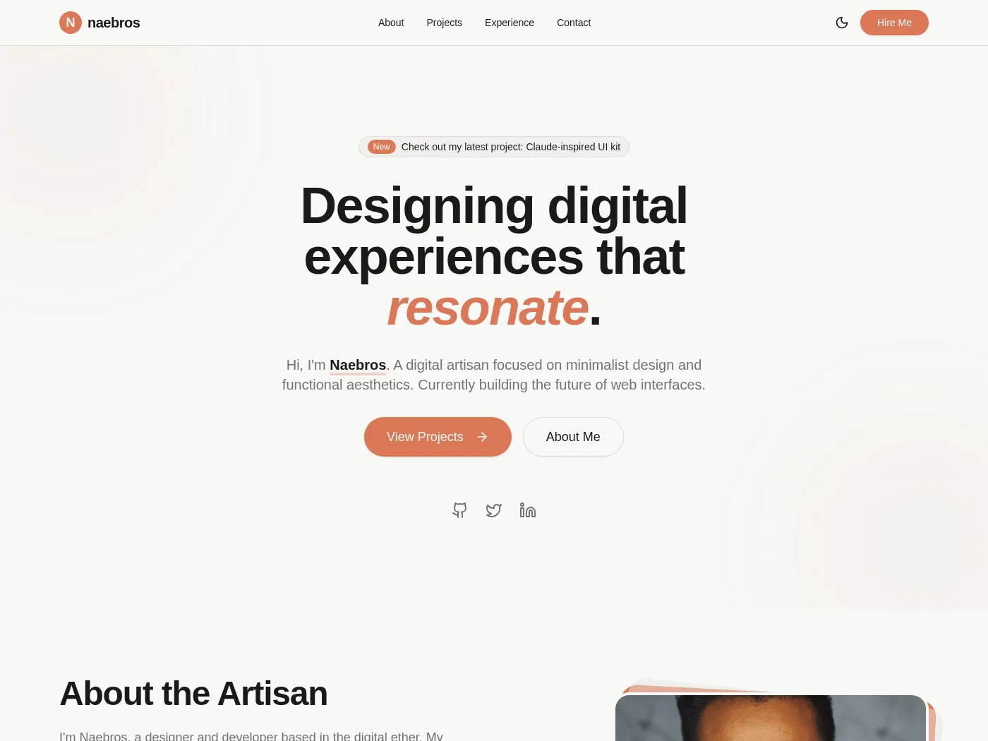 Naebros Personal Site