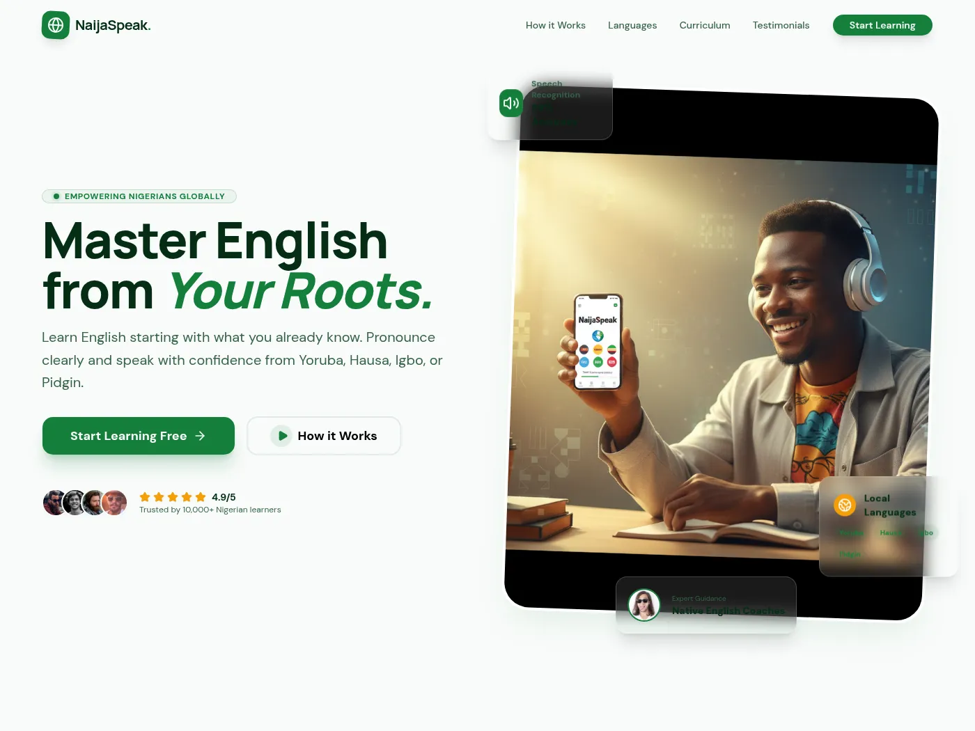 NaijaSpeak Voice Coach