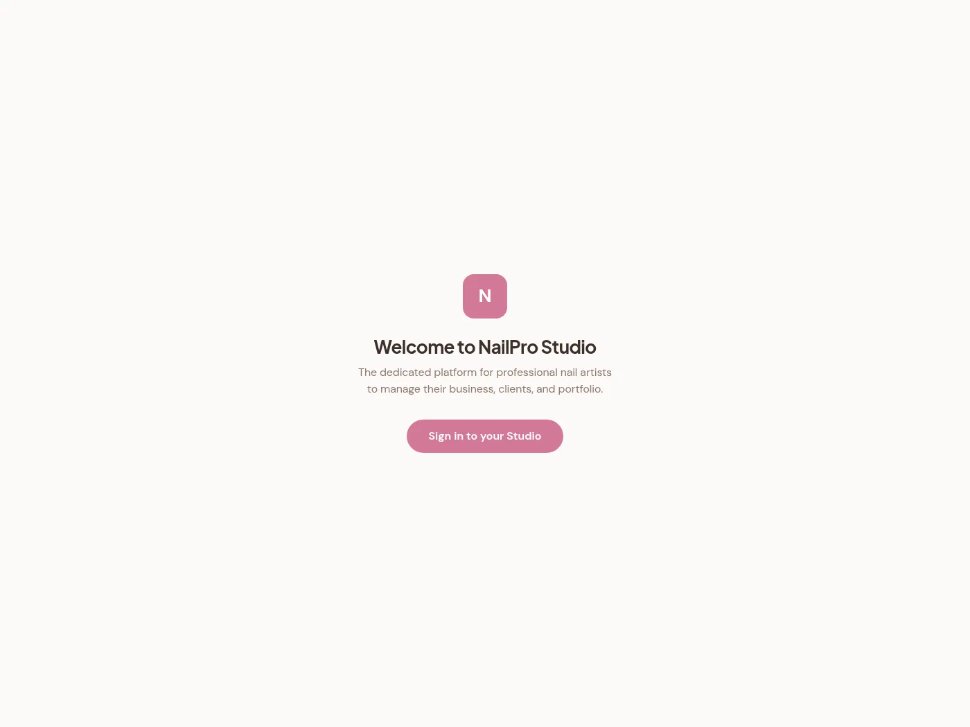 NailPro Studio SaaS