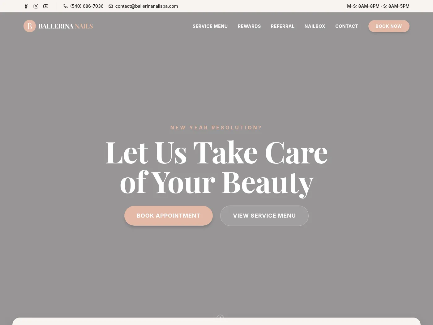 Ballerina Nail Spa Clone