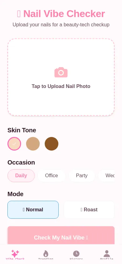 Nail Vibe Checker