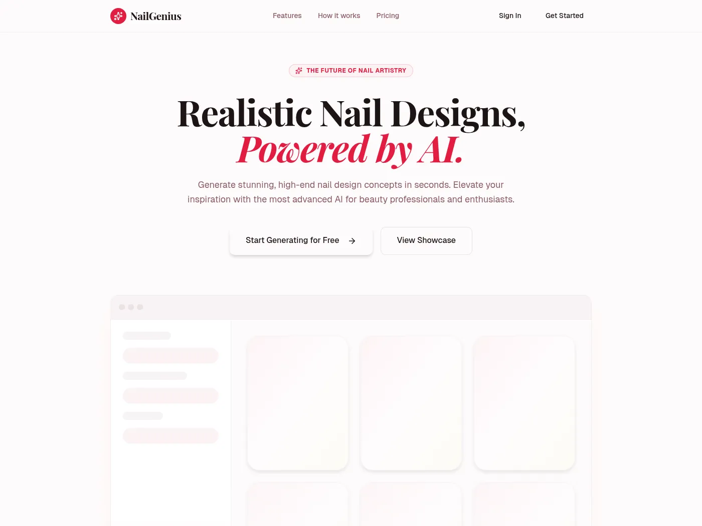NailGenius AI SaaS