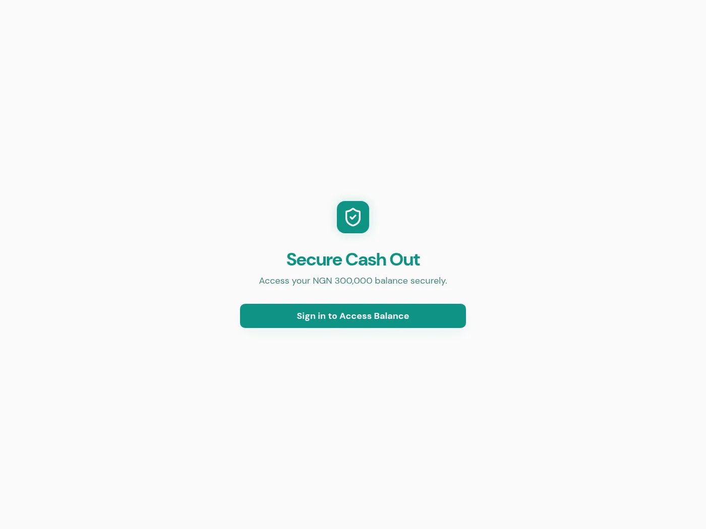 Naira Cash Out Portal