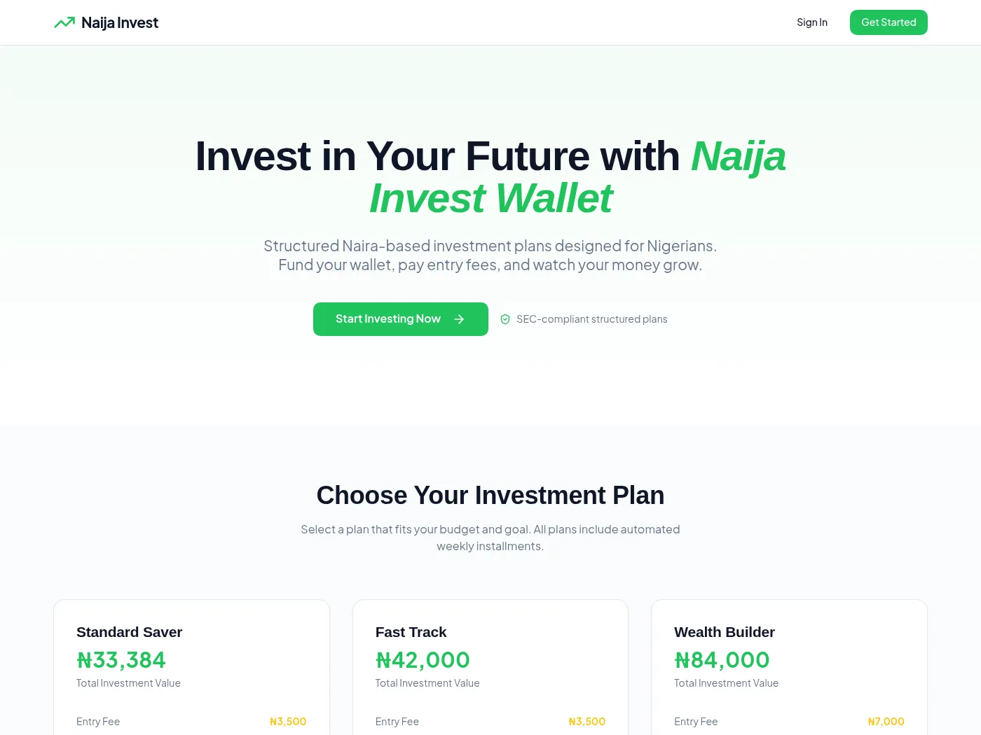 Naija Invest Wallet