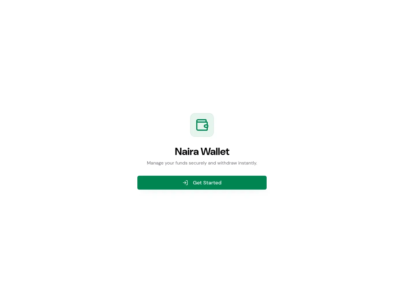 Naira Wallet Dashboard