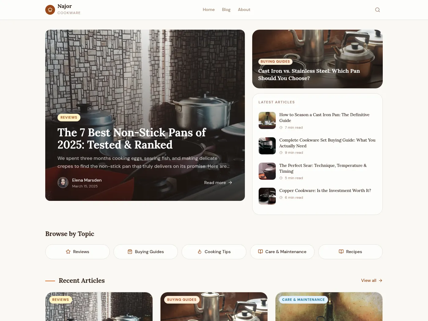 Najor Cookware Blog