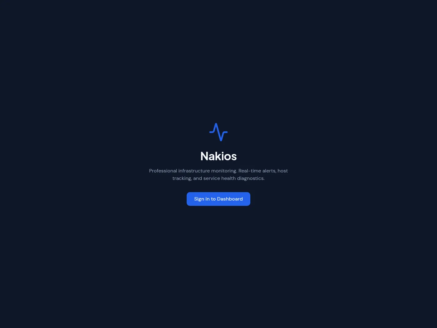 Nakios Clone Dashboard