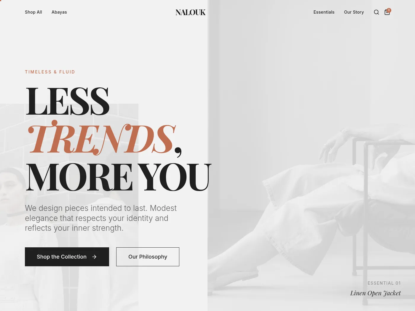 Nalouk Fashion Website