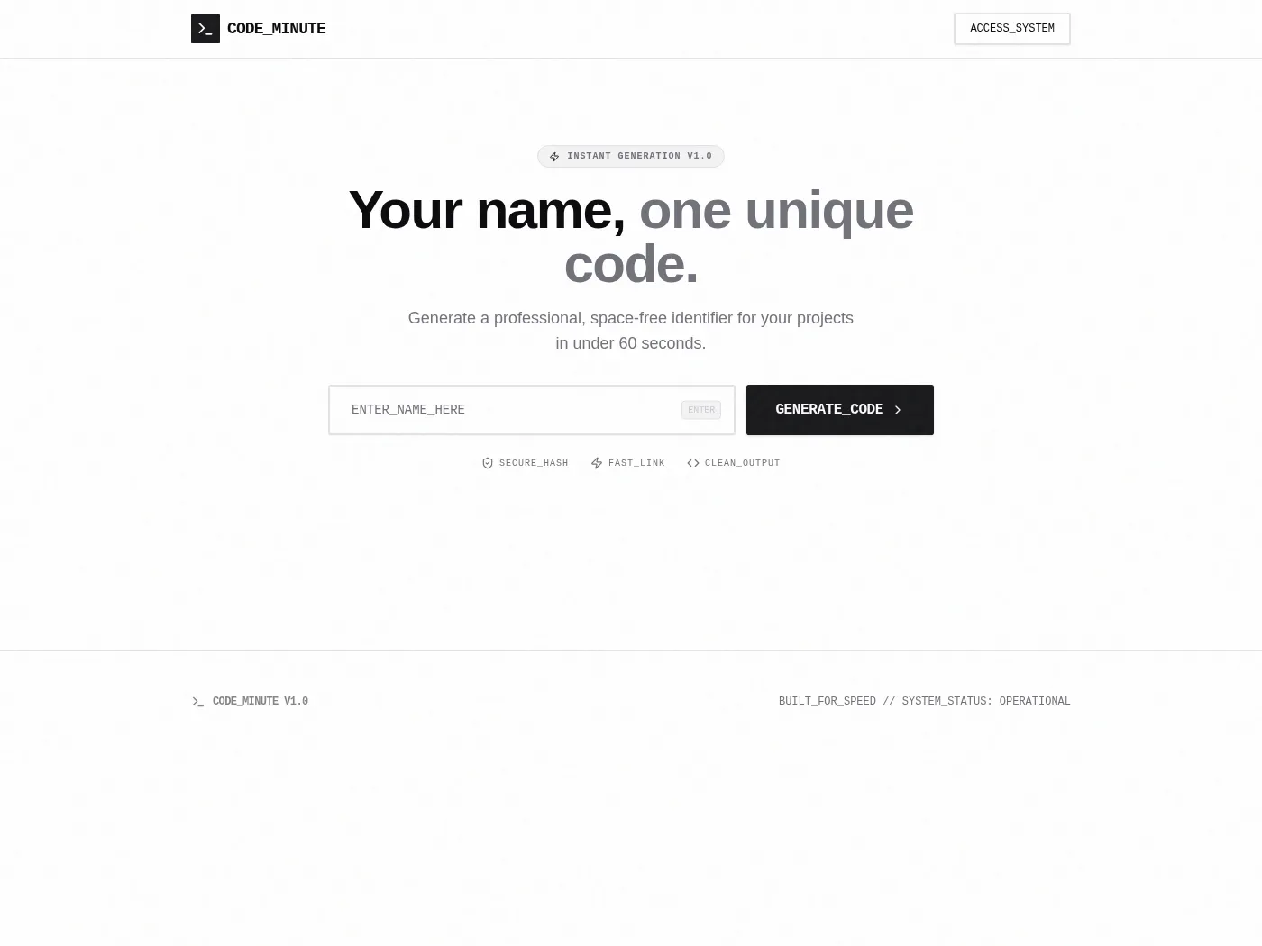 CodeMinute