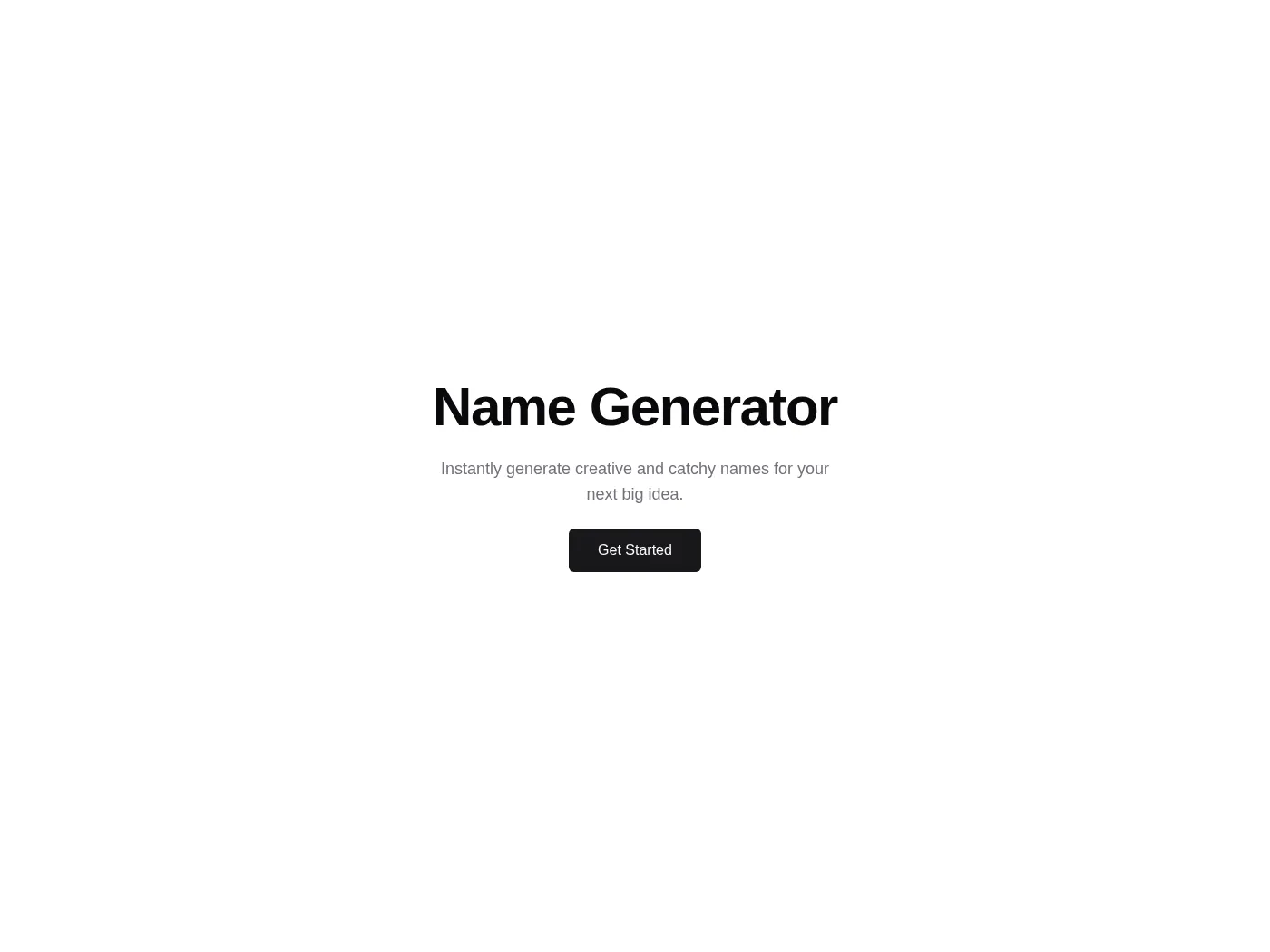 Name Generator