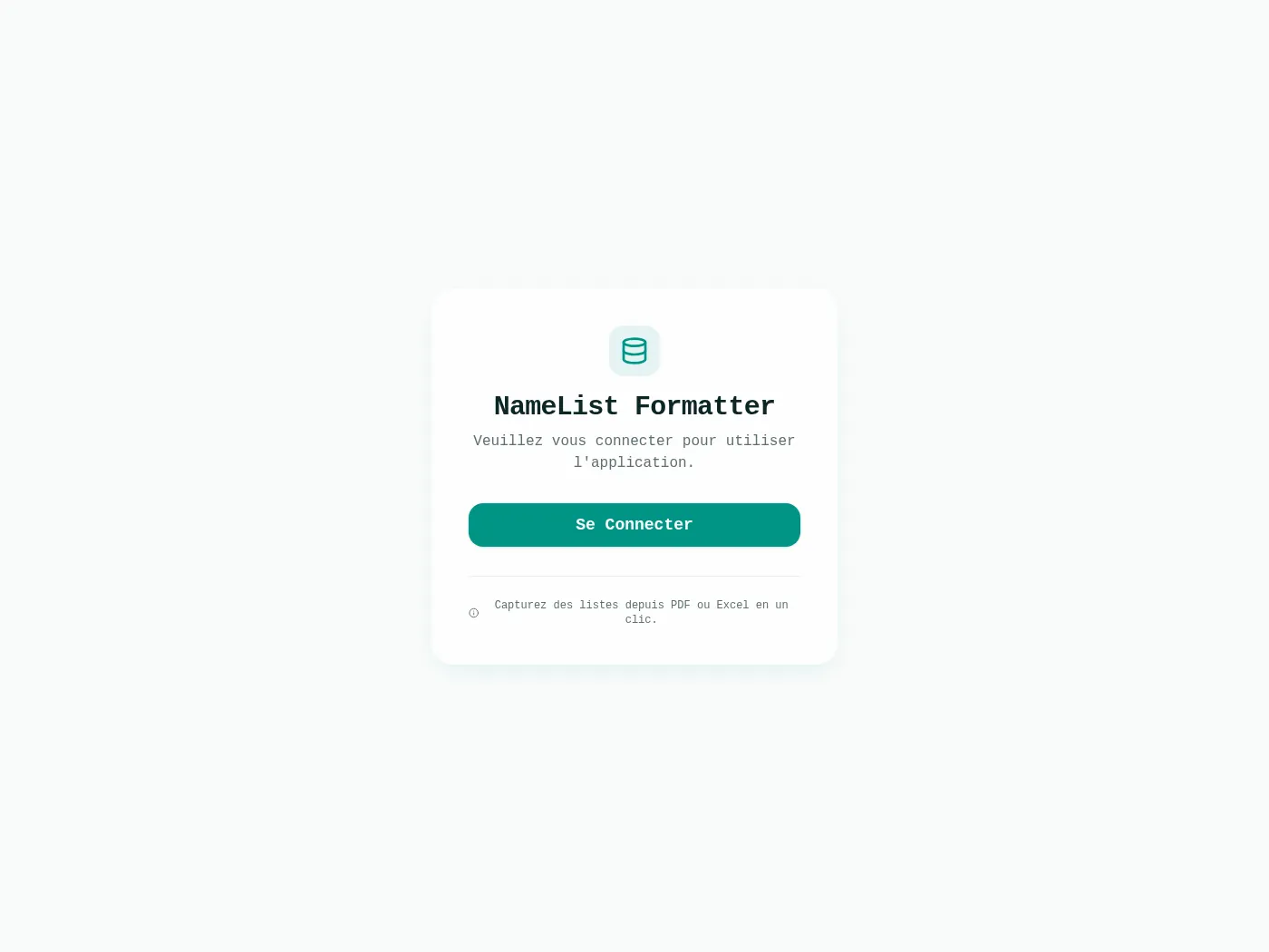 NameList Formatter App