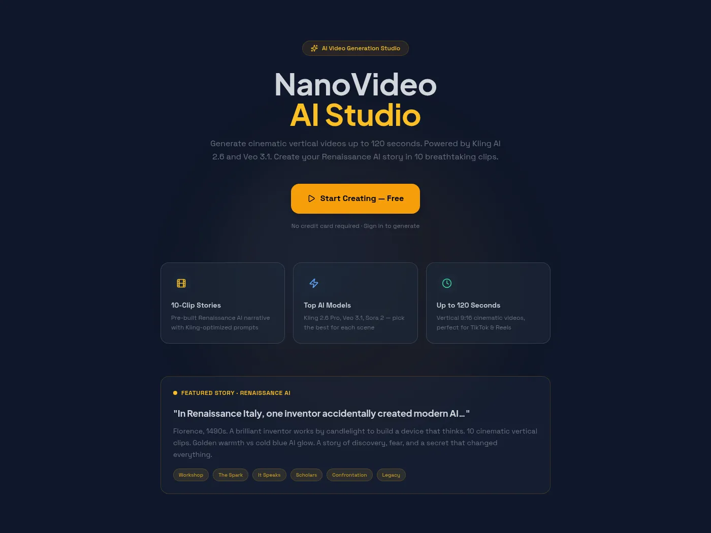 NanoVideo AI Studio