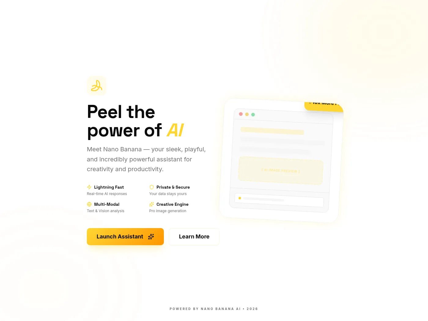 Nano Banana Assistant Clone