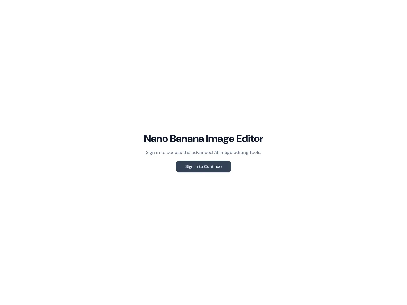 Nano Banana Image Editor
