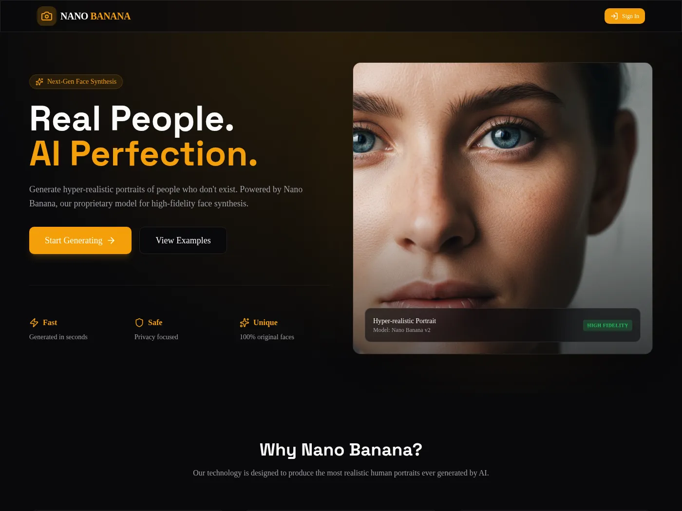 Nano Banana Faces