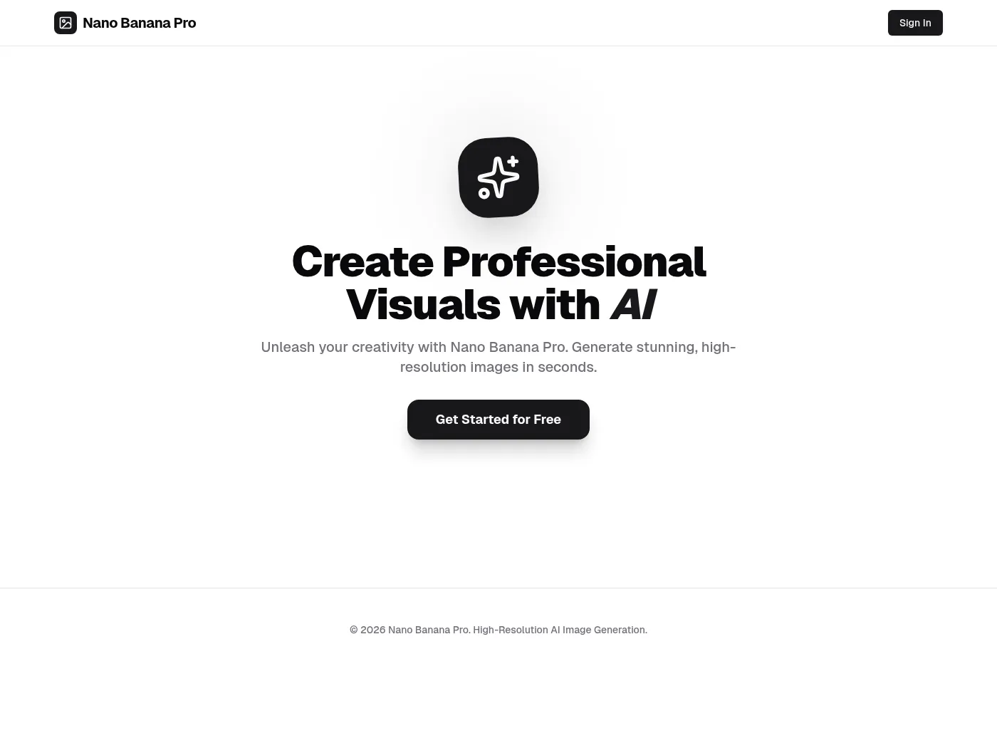 Nano Banana Pro Generator