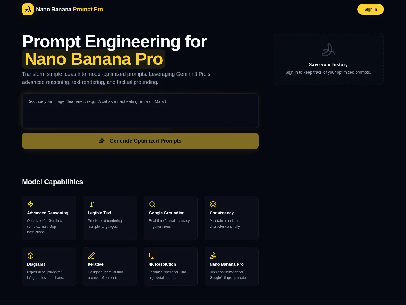 Nano Banana Prompt Pro