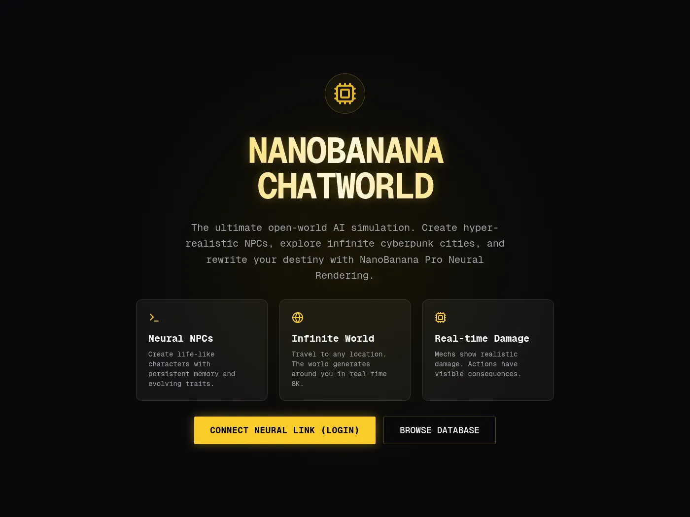 NanoBanana Open World ChatGame