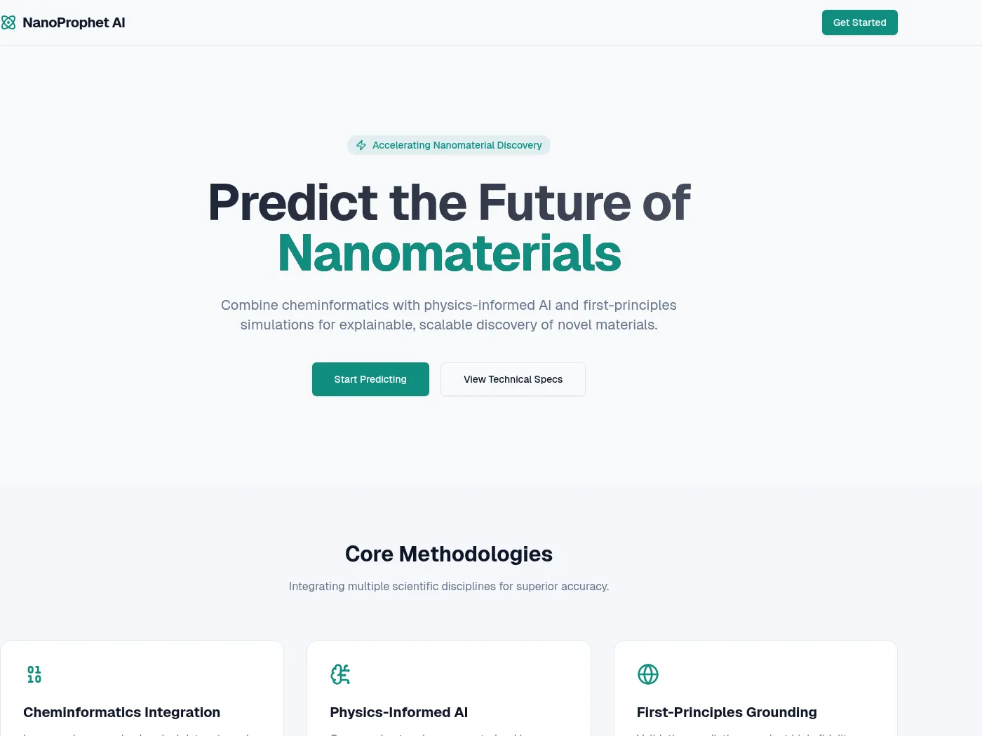 NanoProphet AI
