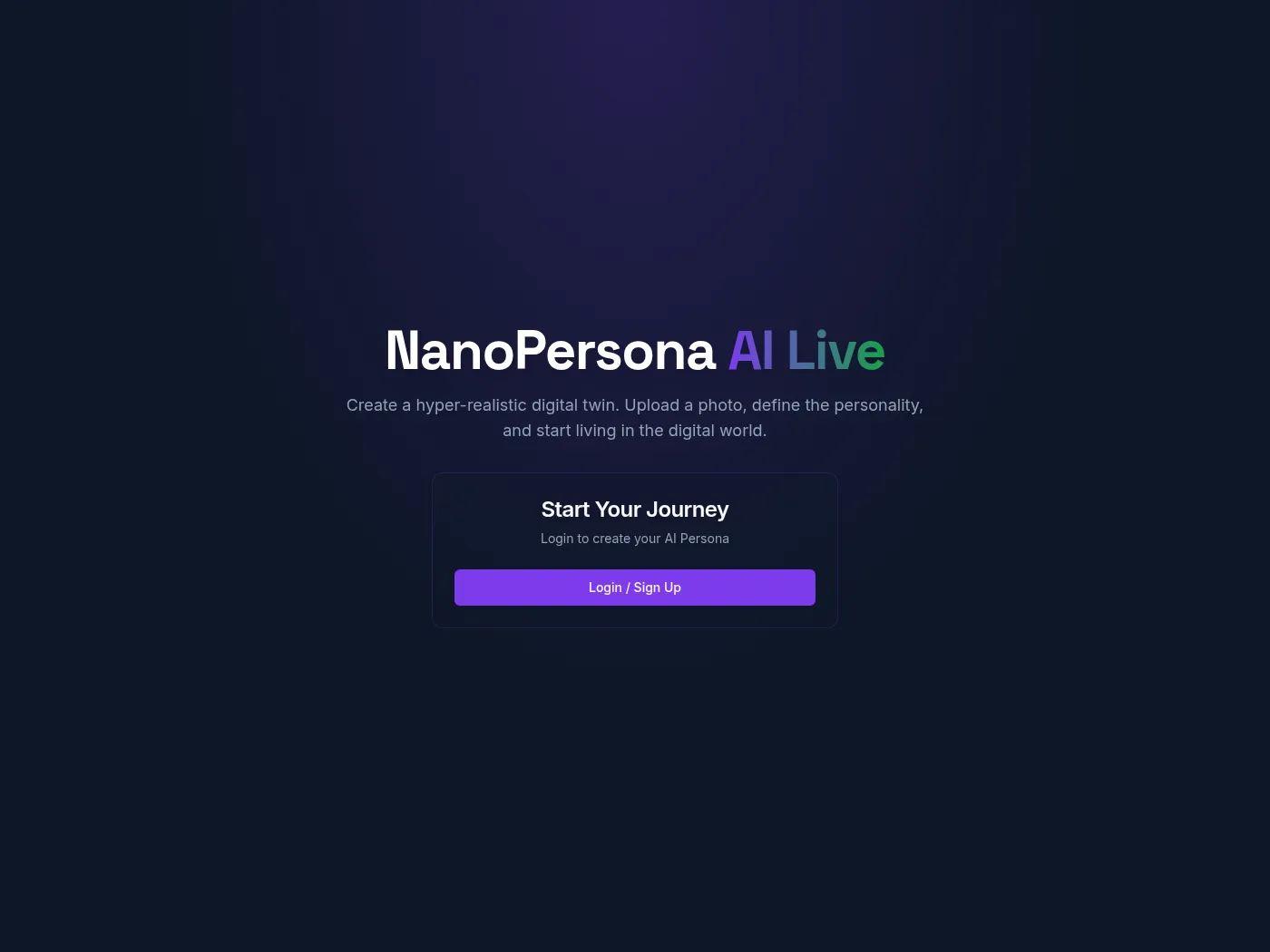 NanoPersona AI Chat Live