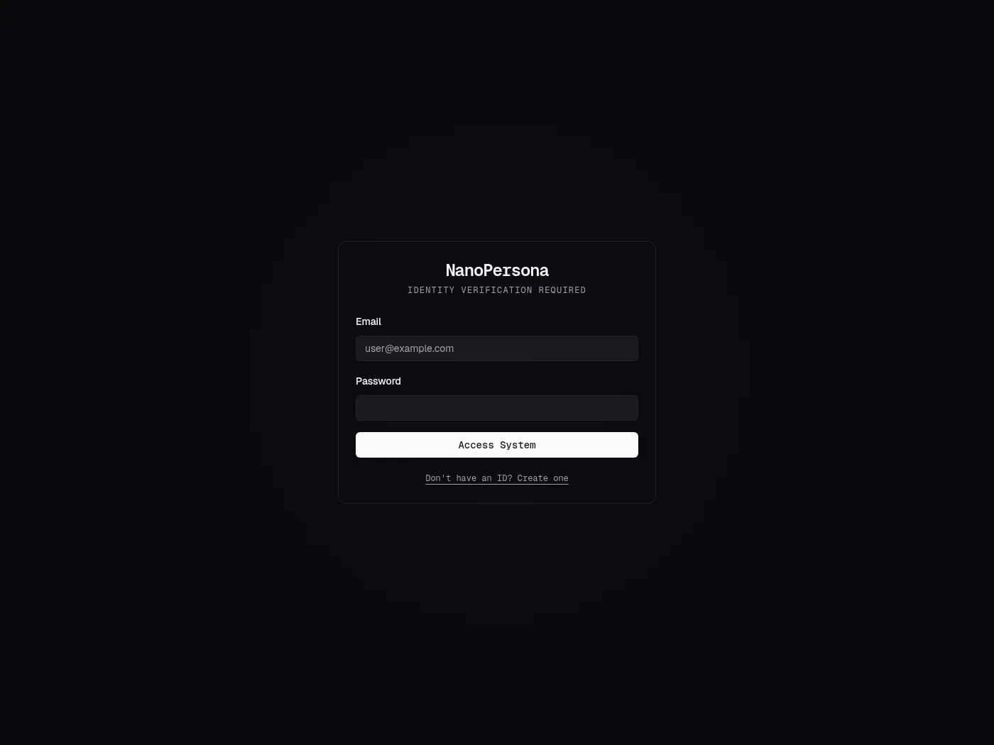 NanoPersona AI Chat