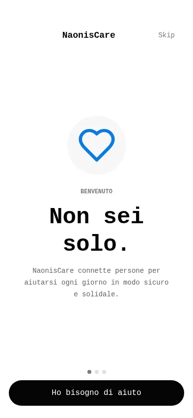 NaonisCare Prototype Flow