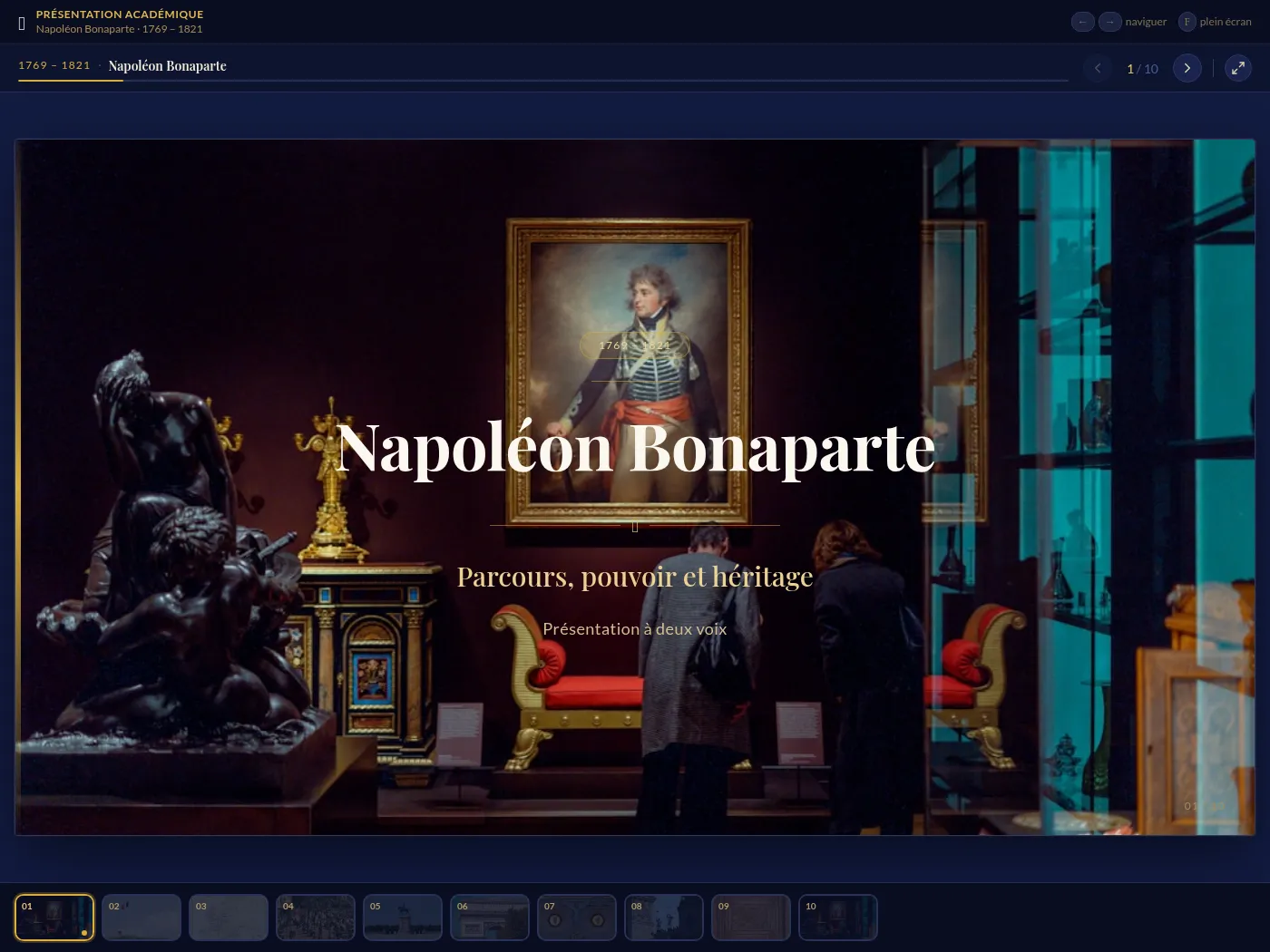 Napoléon Academic Slides