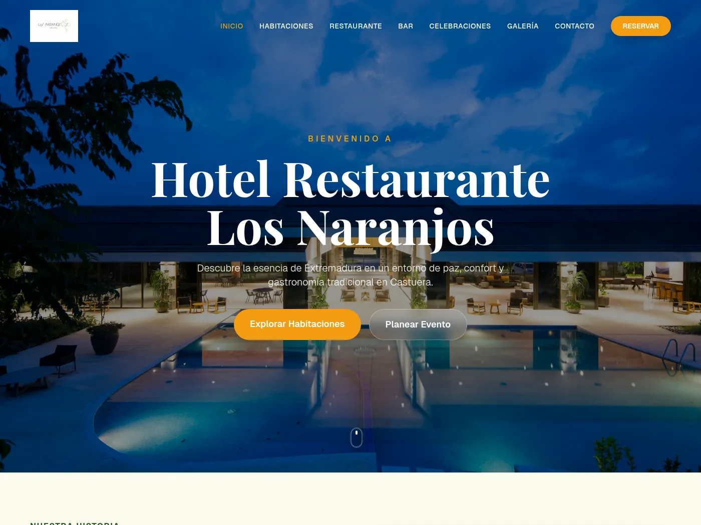 Naranjos Hotel Web Revamp