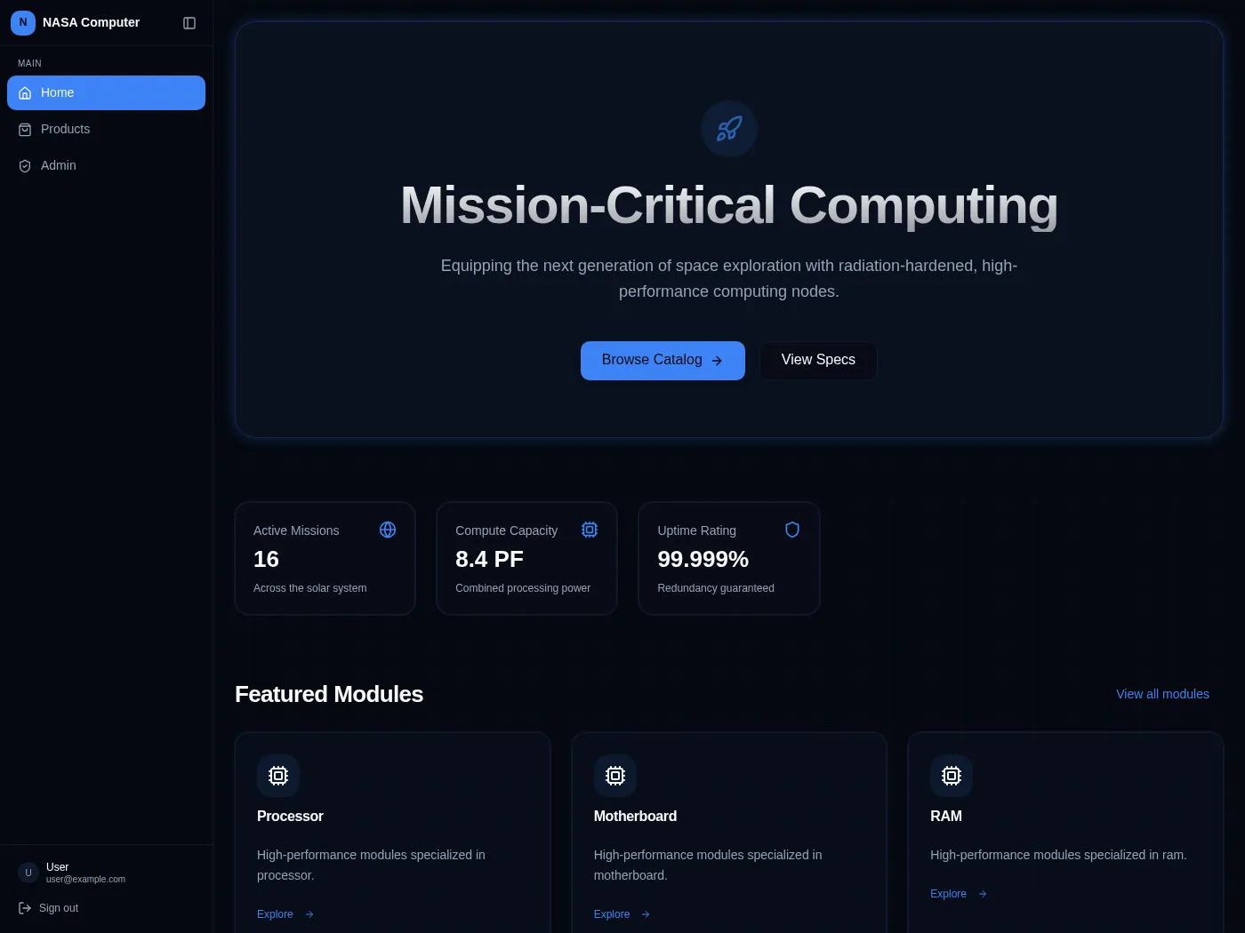 NASA Computer Store