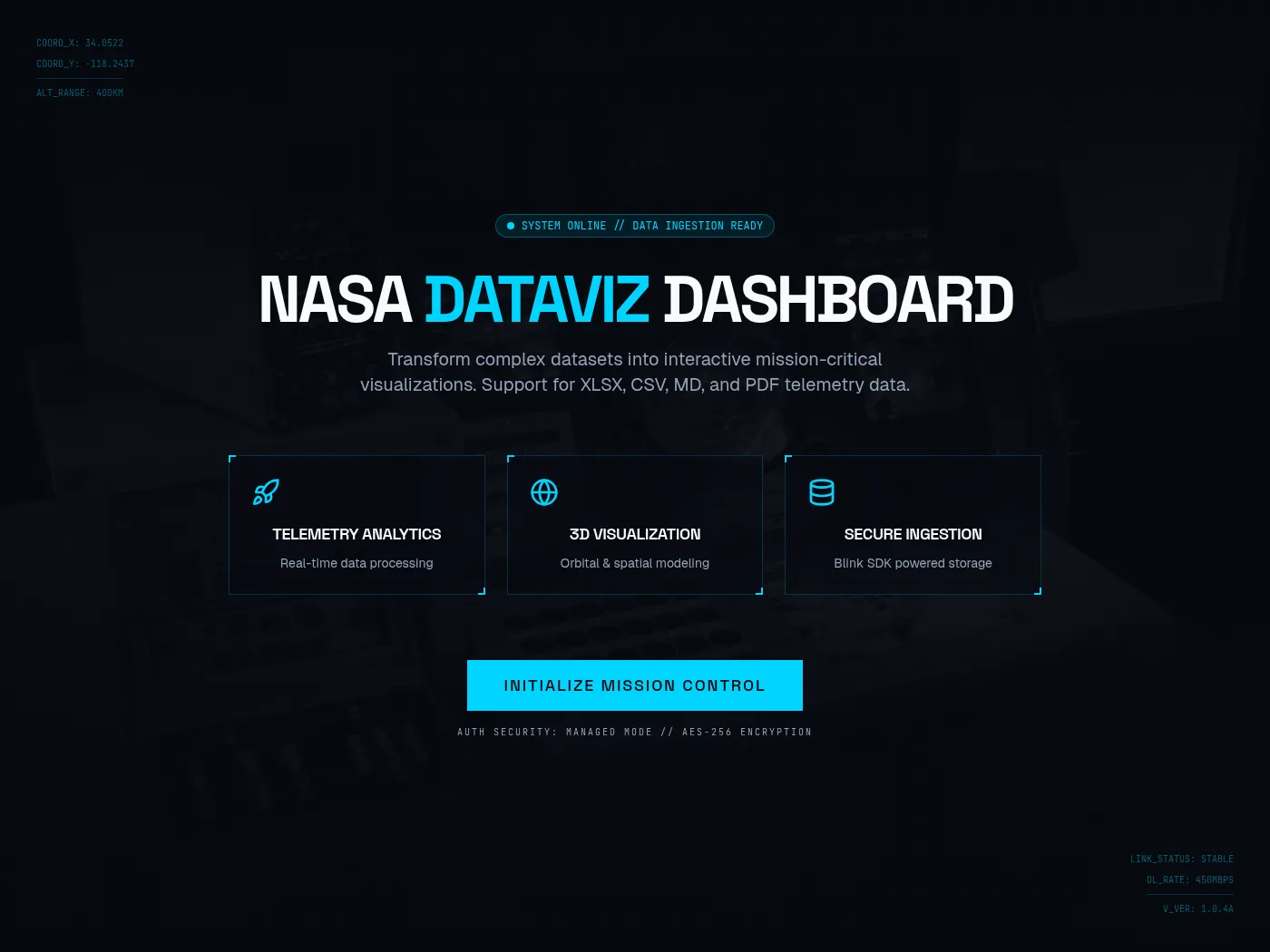 NASA DataViz Dashboard