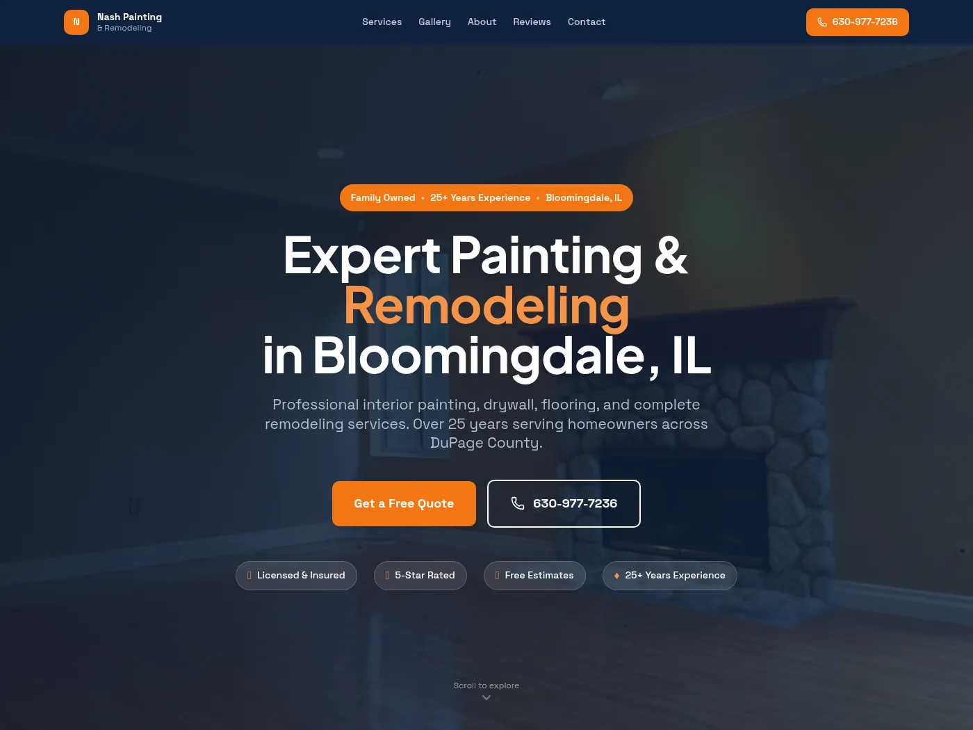 Nash Painting Remodeler Web