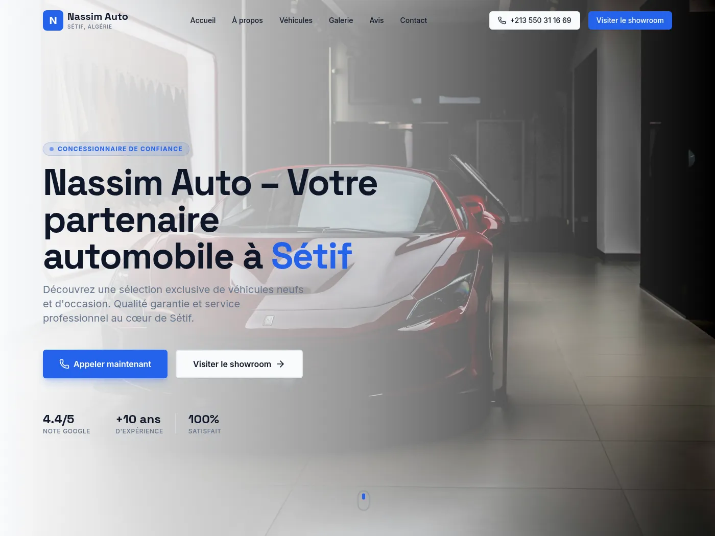 Nassim Auto Web Presence