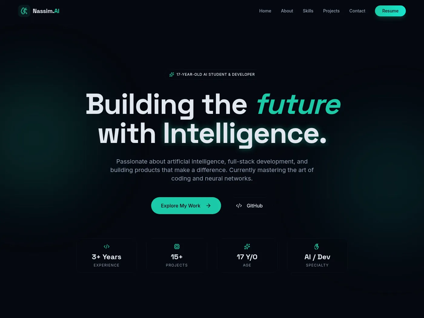 Nassim's AI Portfolio