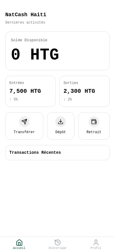 NatCash Haiti Transfer