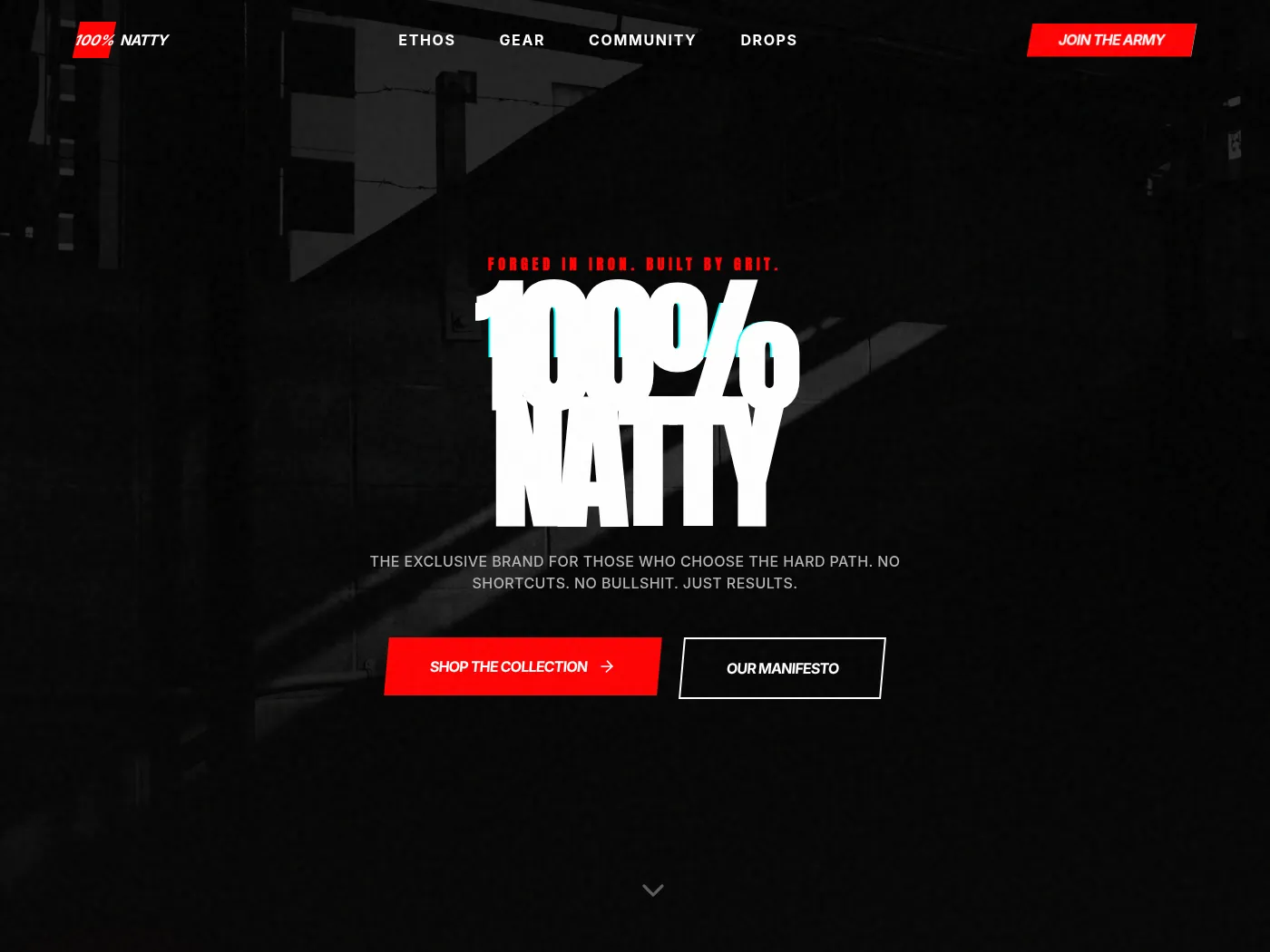 100% Natty Brand Site
