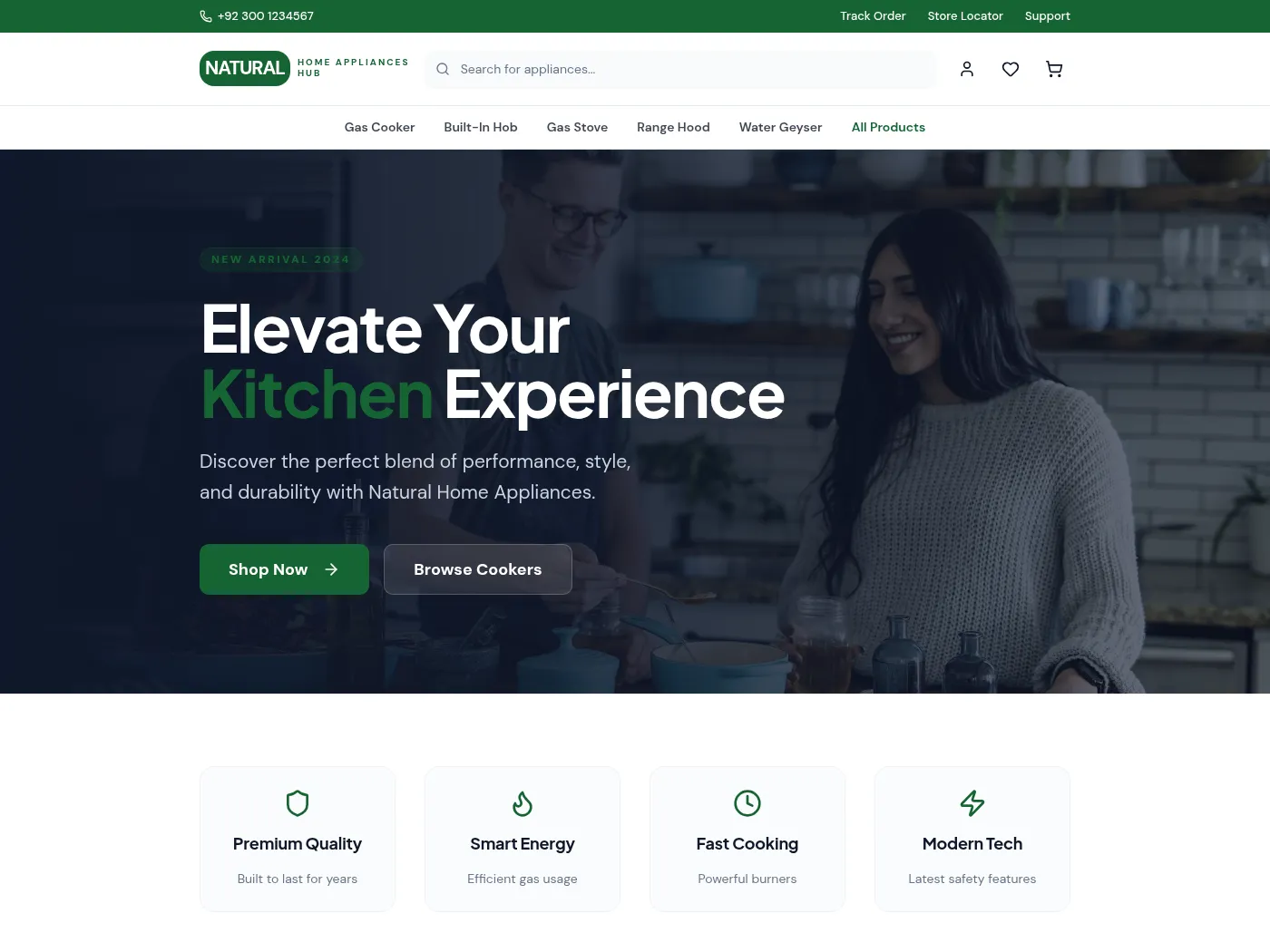 Natural E-Commerce Hub