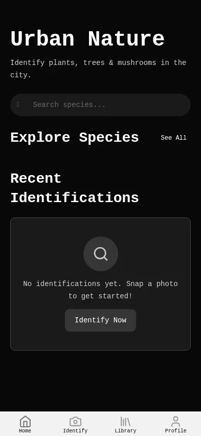 Urban Nature Identifier