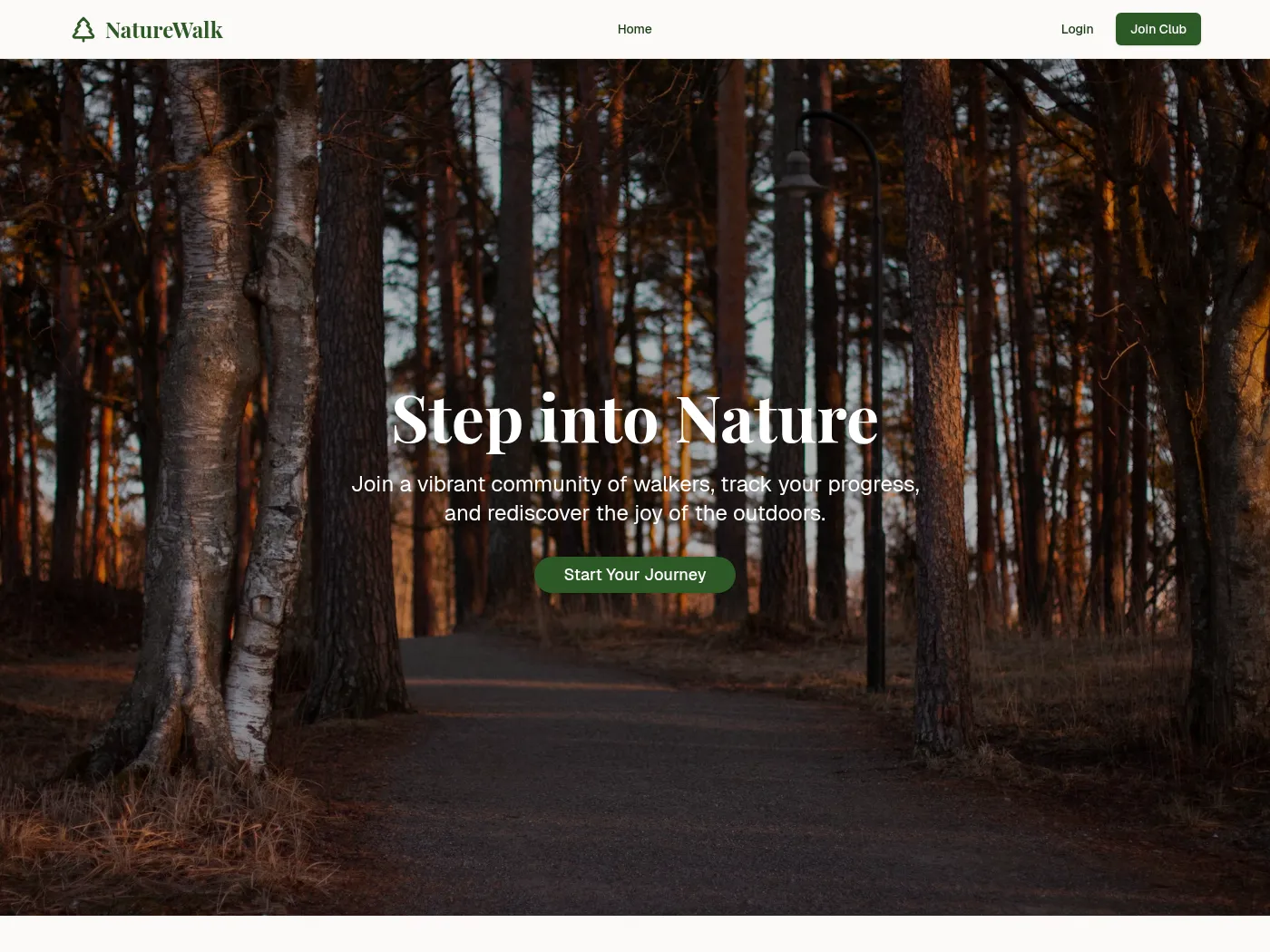 NatureWalk Club App