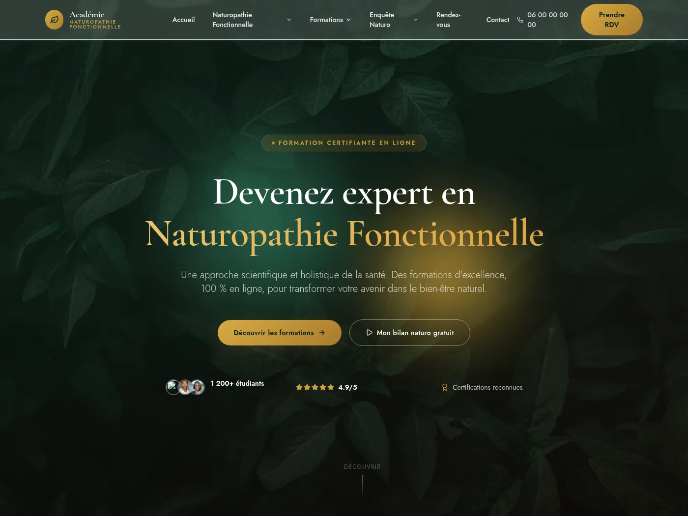 Académie Naturopathie Fonctionnelle